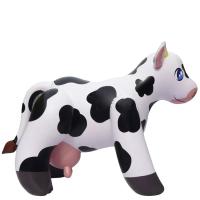 China Custom PVC Inflatable Giant Dairy Cow 2m Long for Advertising Promotion for sale