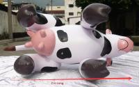 China Custom PVC Inflatable Giant Dairy Cow 2m Long for Advertising Promotion for sale