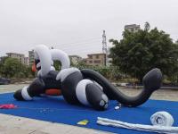 China Custom 4m PVC Inflatable Giant Doom Dog for Outdoor Advertising Promotion for sale