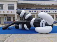 China Custom 4m PVC Inflatable Giant Doom Dog for Outdoor Advertising Promotion for sale