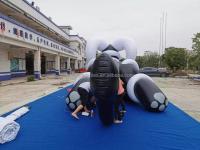 China Custom 4m PVC Inflatable Giant Doom Dog for Outdoor Advertising Promotion for sale