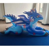 China Beile PVC Inflatable Dragon Model Toy 3.5m Ride On Play Custom Logo for sale