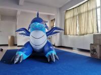China Beile PVC Inflatable Dragon Model Toy 3.5m Ride On Play Custom Logo for sale