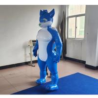 China Beile PVC Inflatable Fox Costume Body Suit for Cosplay Party Adult Size 9.5kg for sale