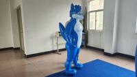 China Beile PVC Inflatable Fox Costume Body Suit for Cosplay Party Adult Size 9.5kg for sale