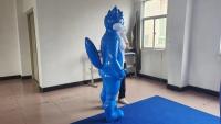 China Beile PVC Inflatable Fox Costume Body Suit for Cosplay Party Adult Size 9.5kg for sale