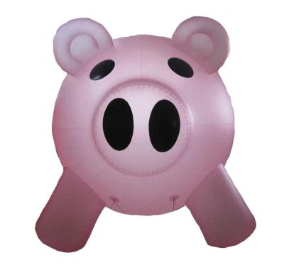 China wholesale customized PVC Inflatable pink pig for advertising inflatables for sale