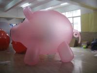 China wholesale customized PVC Inflatable pink pig for advertising inflatables for sale