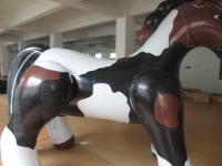 China Custom 2m Inflatable Horse Model for Decoration and Riding Play 0.4mm PVC for sale