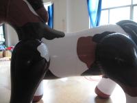 China Custom 2m Inflatable Horse Model for Decoration and Riding Play 0.4mm PVC for sale