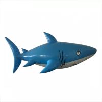 China Wholesale PVC Inflatable Shark Pool Toy 2m Custom Logo Children Water Play for sale