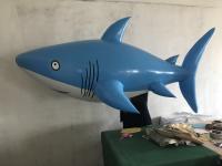 China Wholesale PVC Inflatable Shark Pool Toy 2m Custom Logo Children Water Play for sale