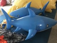China Wholesale PVC Inflatable Shark Pool Toy 2m Custom Logo Children Water Play for sale