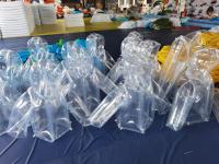 China Beile customized quality PVC inflatable transparent jacket and pants for adult for sale