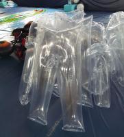China Beile customized quality PVC inflatable transparent jacket and pants for adult for sale