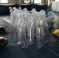 China Beile customized quality PVC inflatable transparent jacket and pants for adult for sale