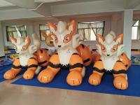 China Beile Customized PVC Inflatable Giant Fire Dog Cartoon 2.5-4m for Outdoor Advertising for sale