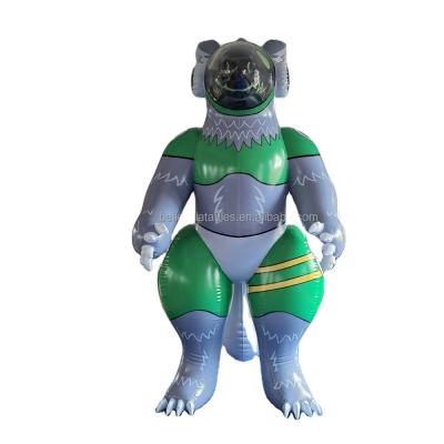 China beile  customize cartoon giant  PVC inflatable monster protogen dragon for sale