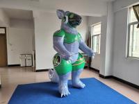 China beile  customize cartoon giant  PVC inflatable monster protogen dragon for sale