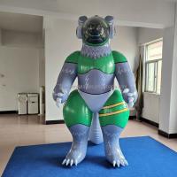 China beile  customize cartoon giant  PVC inflatable monster protogen dragon for sale