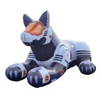 China beile customized large PVC inflatable mecha wolf  inflatable dog for sale for sale