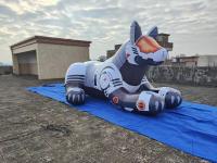 China beile customized large PVC inflatable mecha wolf  inflatable dog for sale for sale