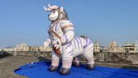 China Custom Large Inflatable Lion Centaur 2.5mH PVC Advertising Mascot for Events for sale
