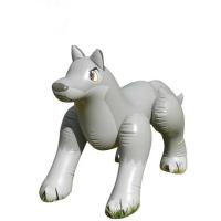 China Beile Customized High Quality  PVC Inflatable Wolf Dog Model For Sale for sale
