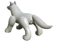 China Beile Customized High Quality  PVC Inflatable Wolf Dog Model For Sale for sale