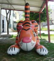 China Advertising Inflatable Giant Tiger Model Inflatable Cartoon For Decoration for sale