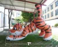 China Advertising Inflatable Giant Tiger Model Inflatable Cartoon For Decoration for sale