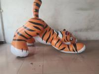 China Advertising Inflatable Giant Tiger Model Inflatable Cartoon For Decoration for sale