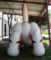 China Advertising Inflatable Giant Tiger Model Inflatable Cartoon For Decoration for sale