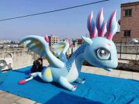 China Beile Customized PVC Inflatable Dragon With Wings For Advertising Decoration for sale