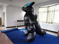 China Beile Customized Quality Inflatable PVC Black Dragon Cartoon Toy for sale