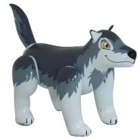 China Customized quality inflatable animals PVC inflatable wolf for courtyard decorations for sale