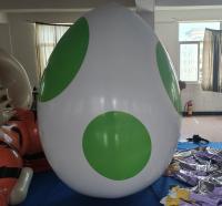 China Beile Customized Adult Size PVC Inflatable Egg Suit 180cm for Cosplay Recreation for sale