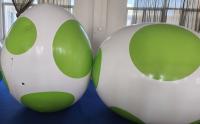 China Beile Customized Adult Size PVC Inflatable Egg Suit 180cm for Cosplay Recreation for sale