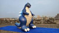 China Customized Giant Dragon PVC Inflatable Kaiju Monster 2.5m 3.5m Height for sale