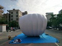 China Custom PVC Inflatable White Fox 7m x 4m Advertising Model for Promotions for sale