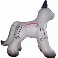 China HOT sale quality Beile PVC inflatable white wolf for adverting for sale