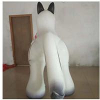 China HOT sale quality Beile PVC inflatable white wolf for adverting for sale