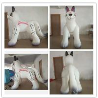 China HOT sale quality Beile PVC inflatable white wolf for adverting for sale