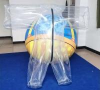 China Beile Customized OVC Inflatable Transparent Suit for Recreation for sale