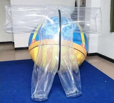 China Beile Customized OVC Inflatable Transparent Suit for Recreation for sale