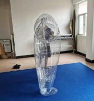China Beile Customized OVC Inflatable Transparent Suit for Recreation for sale