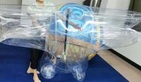 China Beile Customized OVC Inflatable Transparent Suit for Recreation for sale