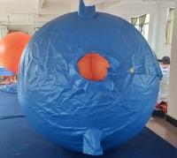 China Custom PVC Inflatable Blueberry Ball Suit 1.5M 1.7M Adult Toy for sale