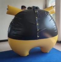 China BeiLe Customized Trendy Yellow Inflatable Costume Inflation Suit for sale