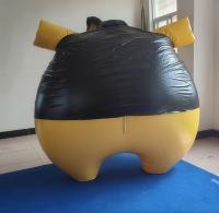 China BeiLe Customized Trendy Yellow Inflatable Costume Inflation Suit for sale
